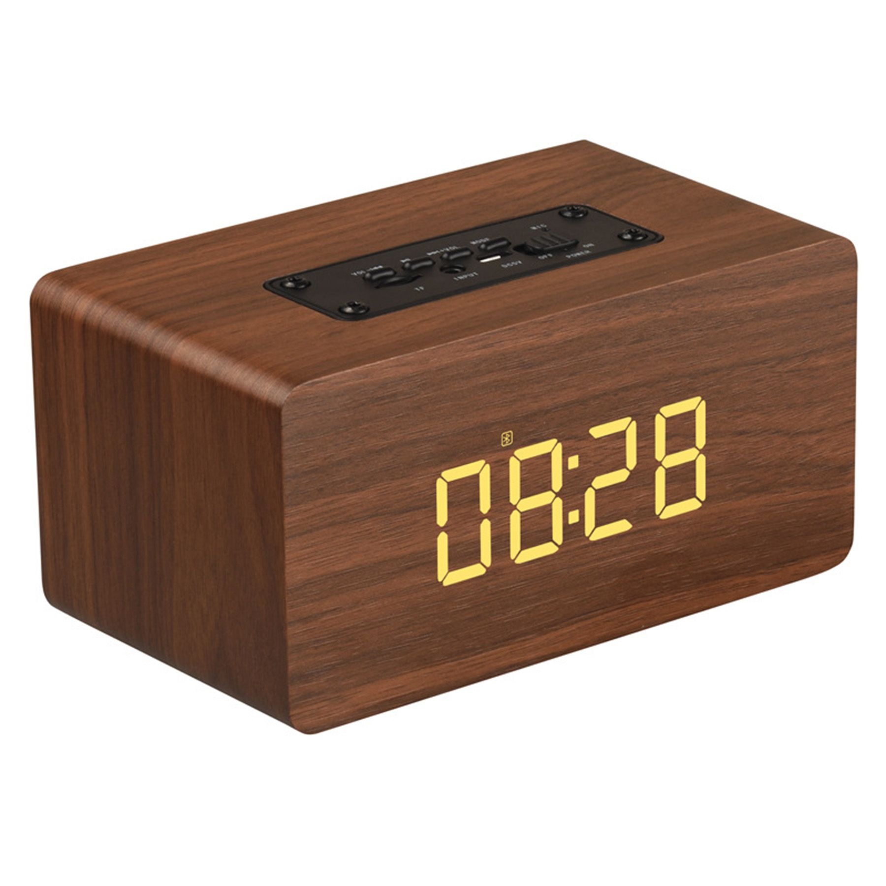 Wooden Bluetooth Clock speaker